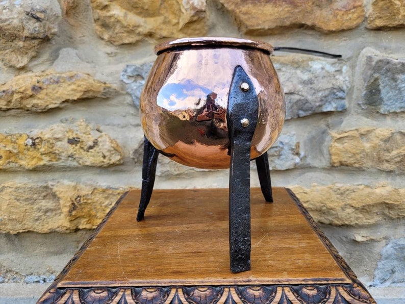 Antique Copper Glue Pot / 18th Century Leather Working / Pot à - Etsy