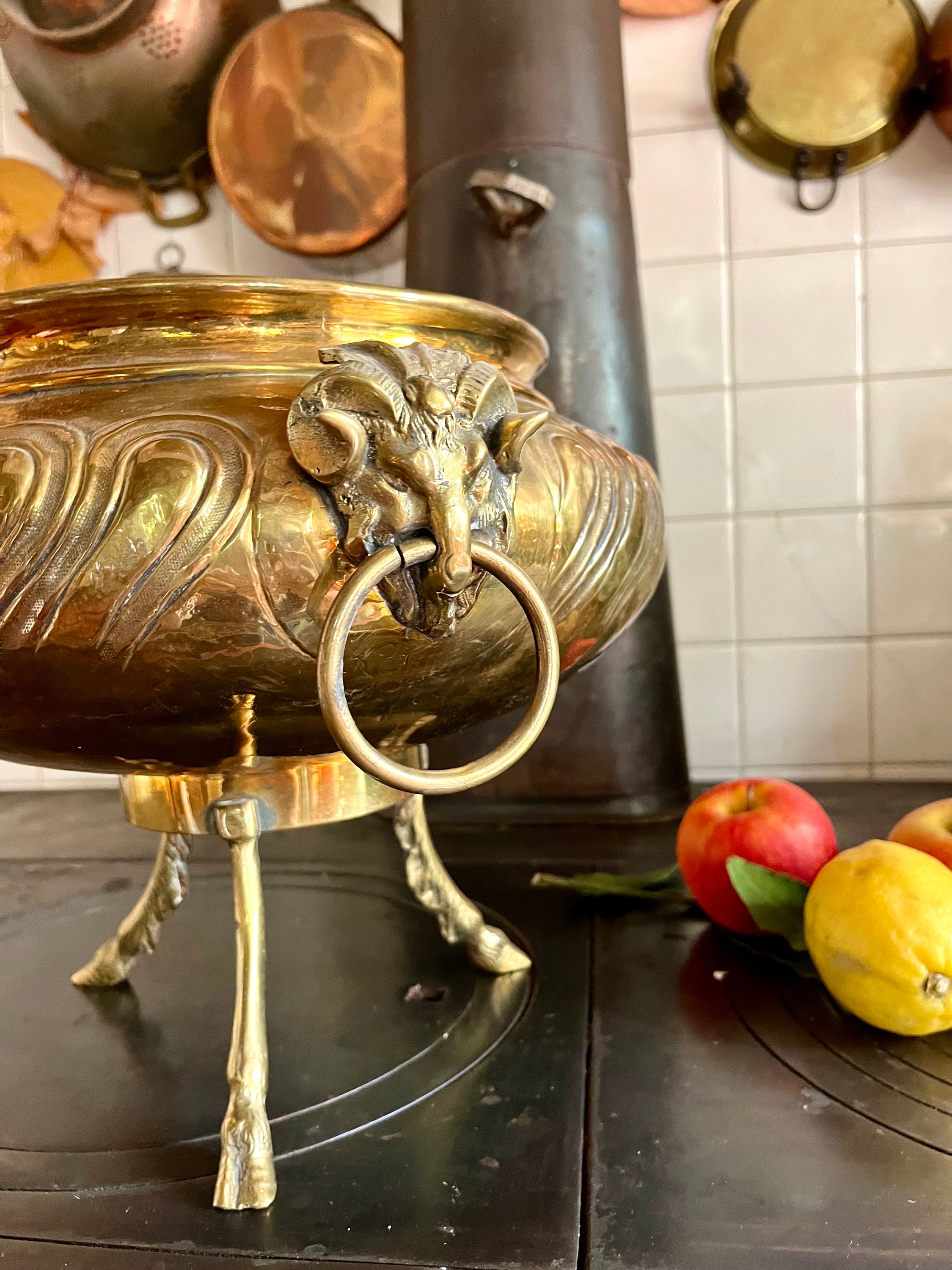 Mythical Grand Pan Faces Ornament Bowl / Rare 18th Century - Etsy