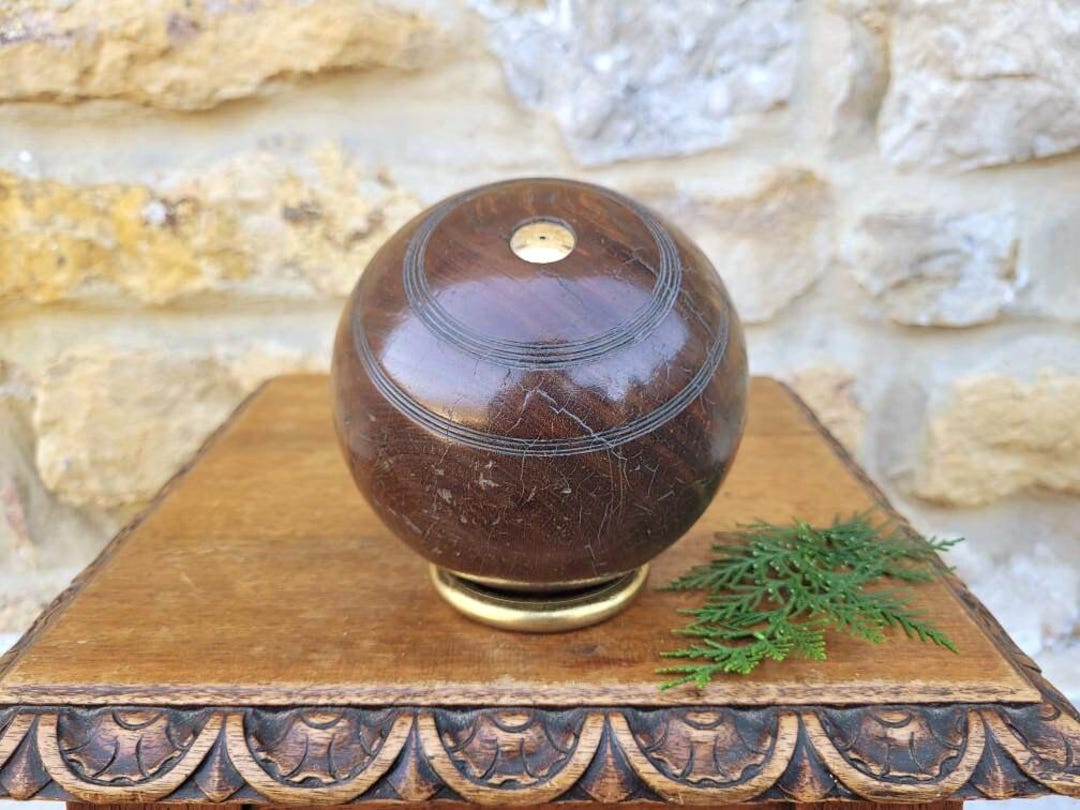 Rare 1800s French Wooden Boule: Fort Angers Bocce Ball - Etsy UK