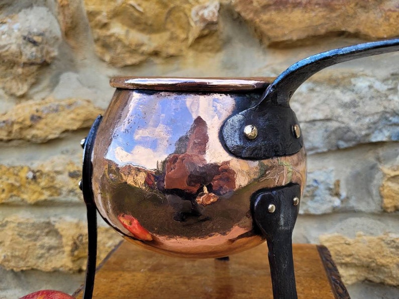 Antique Copper Glue Pot / 18th Century Leather Working / Pot à - Etsy