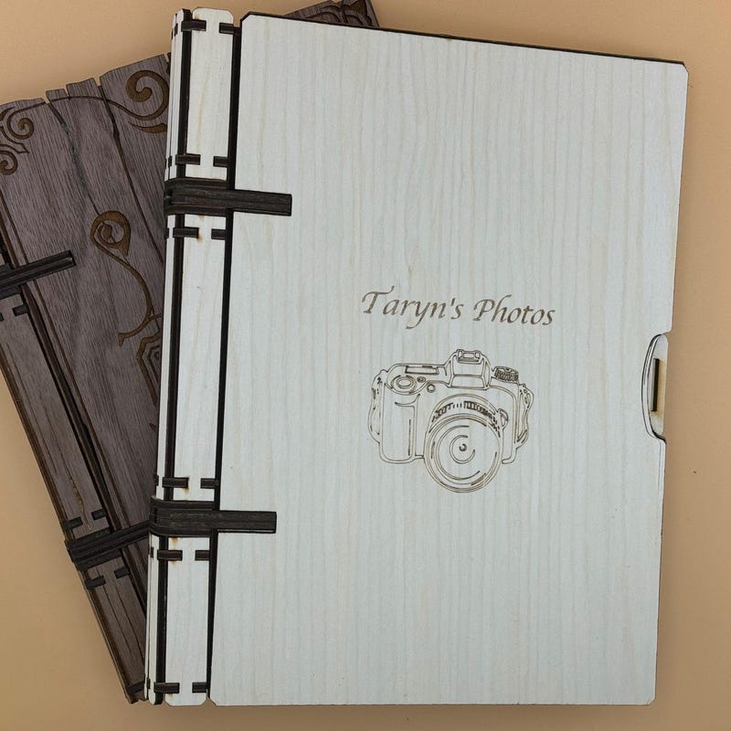 Wooden Book Cover - Etsy