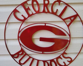 Georgia Bulldogs License Plate UGA Sign University of Georgia Signs ...