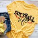 Softball Life Shirt Womens Softball Shirt Sports Shirt - Etsy