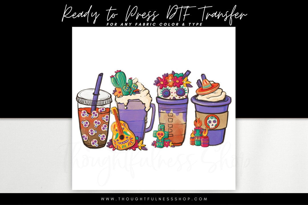 Ready to Press DTF Transfer - Day of the Dead - Tshirt Transfers ...