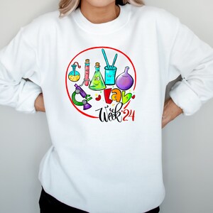 Lab Week Shirt Laboratory Tech Shirt Scientist Crewneck Lab Staff Gift ...