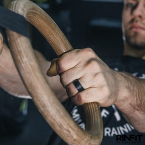 Rinfit Matching Silicone Rings for Couples - Silicone Wedding Bands ...