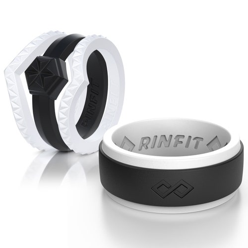 Personalized Engraved Silicone Ring 8MM Wedding Band for Men - Etsy