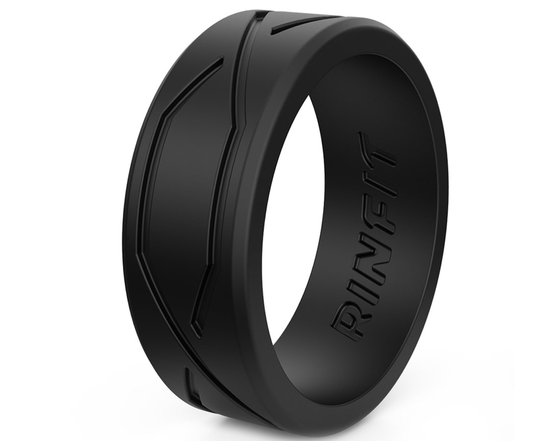 Rinfit Silicone Wedding Ring for Men - Affordable, Comfortable, Soft ...