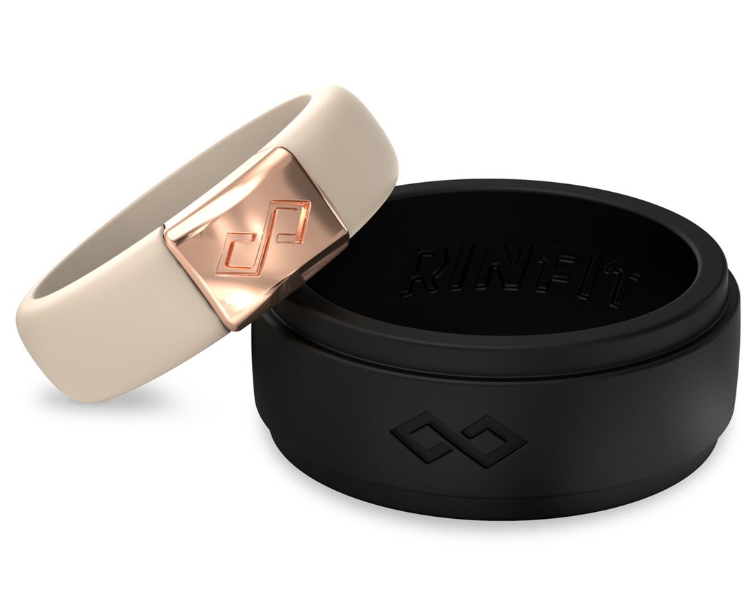 Rinfit Matching Silicone Rings for Couples Silicone Wedding - Etsy