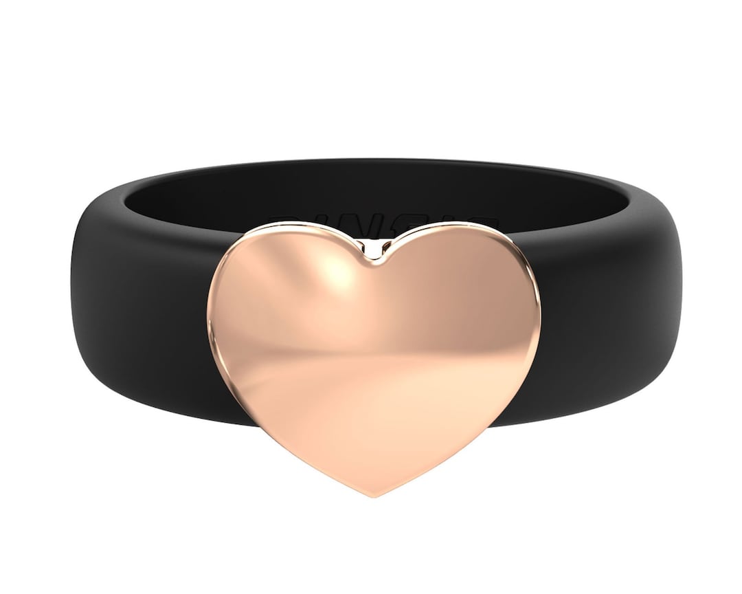 Rinfit Silicone Rings for Women - Female Rubber Wedding Bands - Soft ...