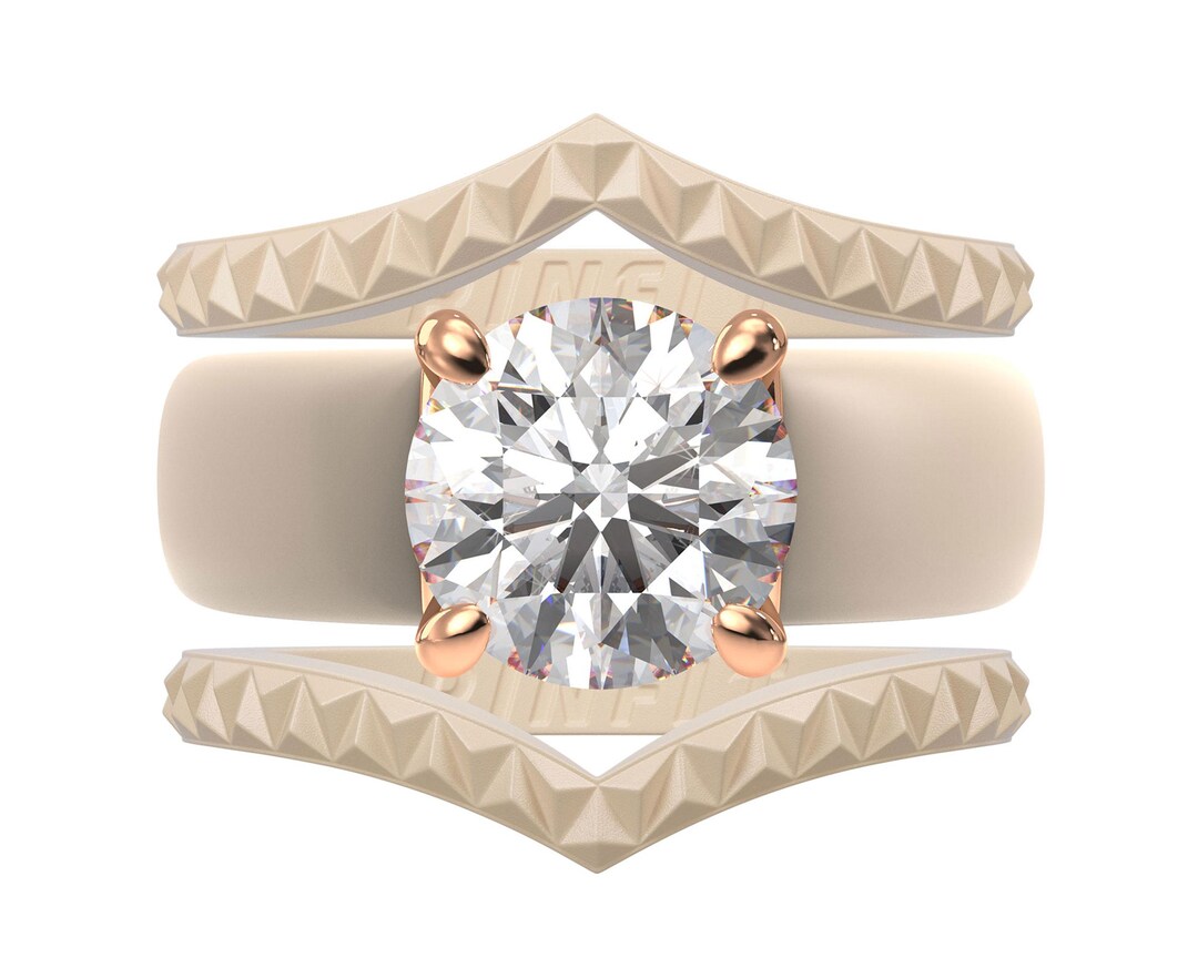 Silicone Rings Stackable Set – 7mm Round Solitaire CZ | Glowstone ...