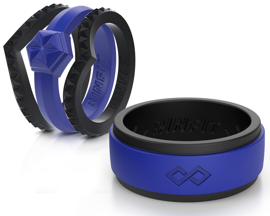 Rinfit Matching Silicone Rings for Couples Silicone Wedding - Etsy