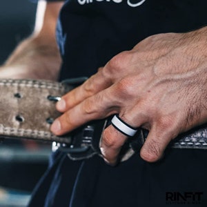 Rinfit Matching Silicone Rings for Couples Silicone Wedding Bands ...