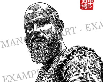 King Ragnar Svg - Etsy