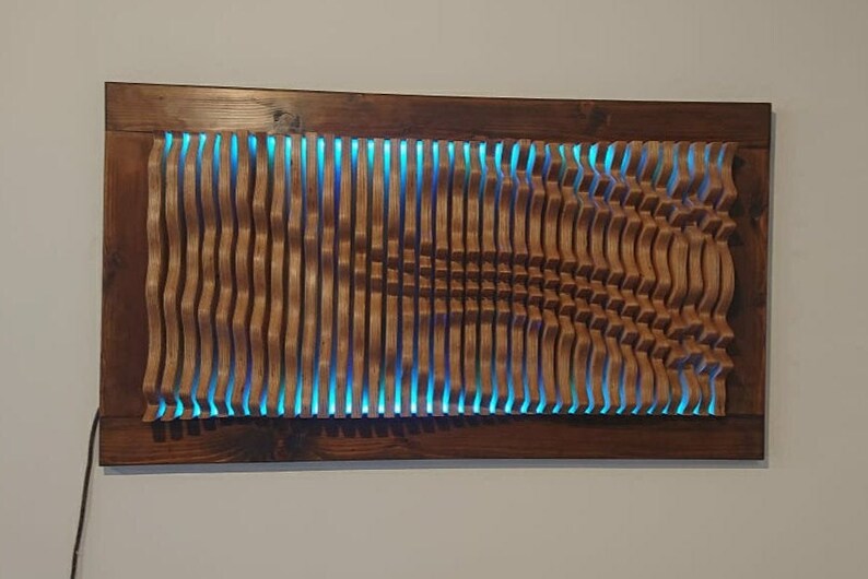 Parametric Panel With Led Backlight 65000 Colors - Parametric Wall Art ...