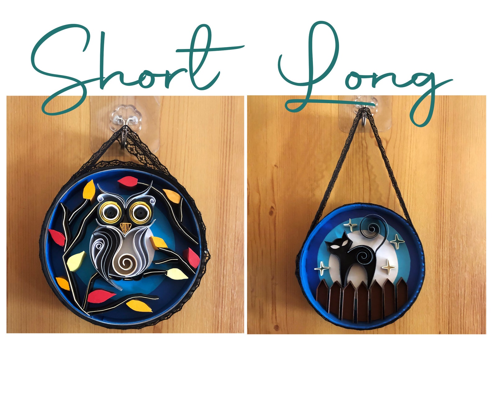 Landscape Quilling, Circular Framed Paper Quilled Art, Small Handmade ...