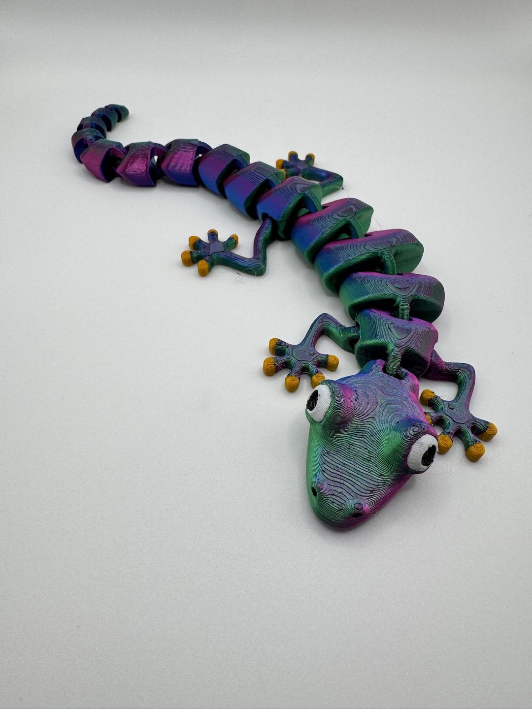 Articulated Gecko Fidget Toy - Etsy