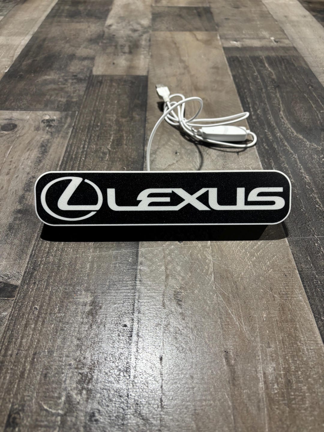 Lexus 3D Printed Light Box Wall Art Sign Man Cave - Etsy Japan