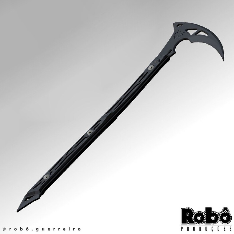 Ghost Azrael Reaper Sickle Cosplay - STL Model 3D Print File - Etsy