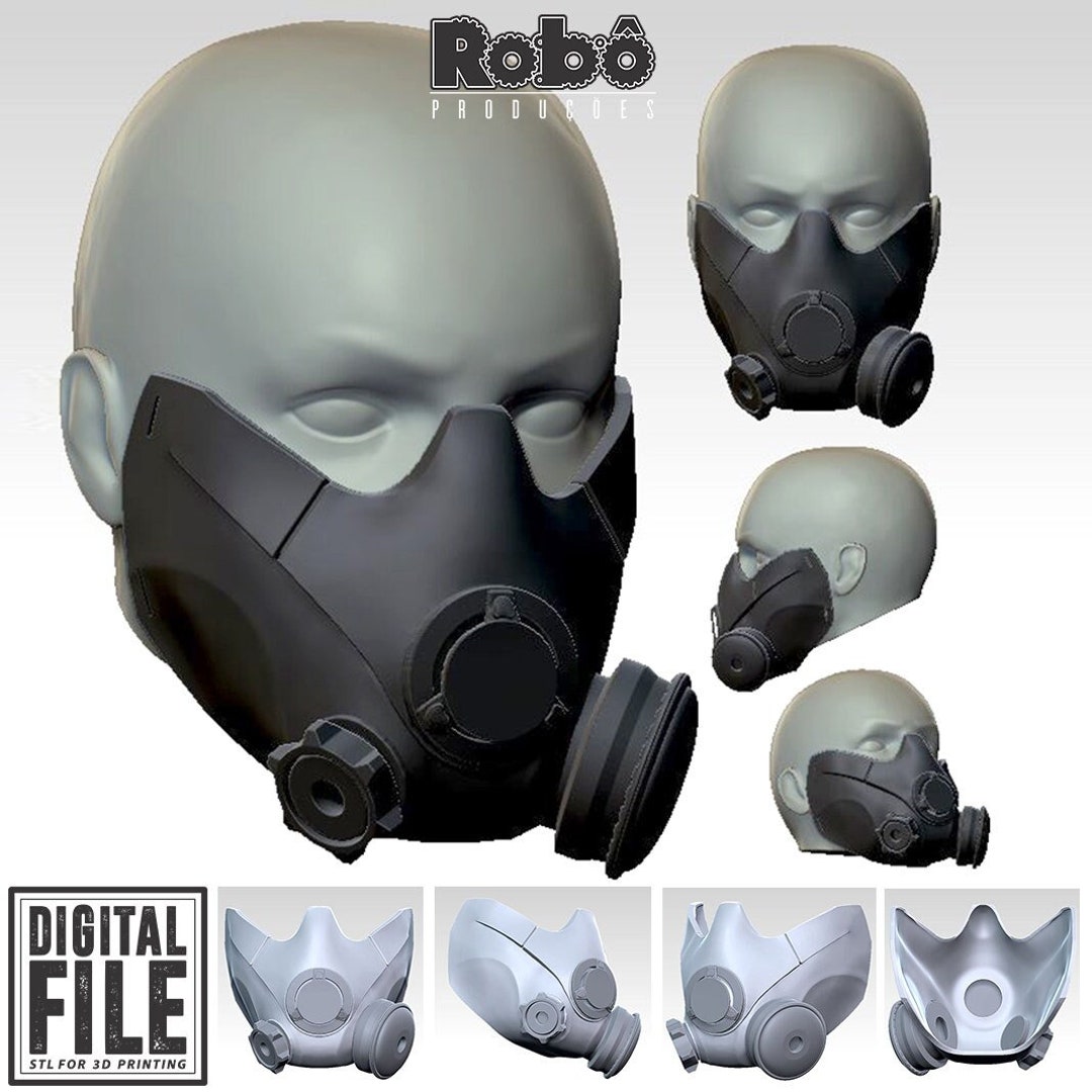 Stitch Gas Mask - Black Ops Cold War - STL Model 3D Print File - Etsy