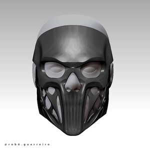 Ghost Possessed Mask - STL Model 3D Print File - Etsy