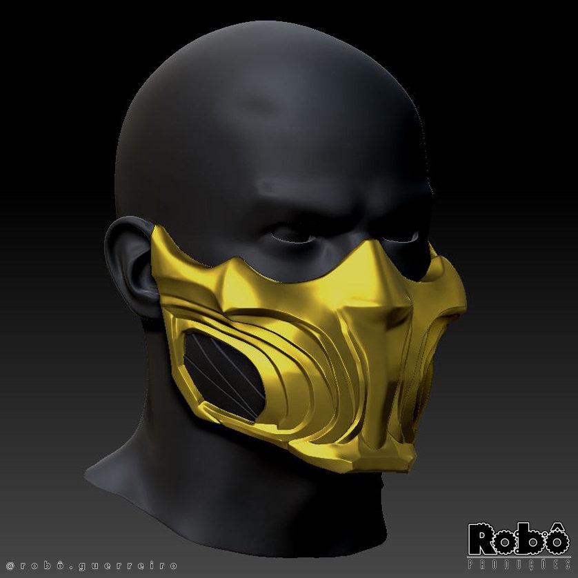 Mortal Kombat 1 Scorpion Mask Cosplay - MK12 - 3D Model STL Files - Etsy