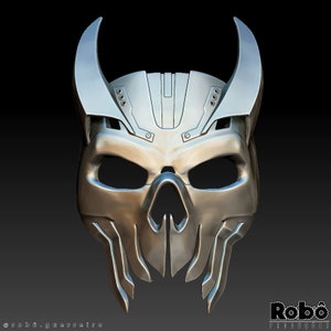 Metal Skull Mask STL Model 3D Print File - Etsy