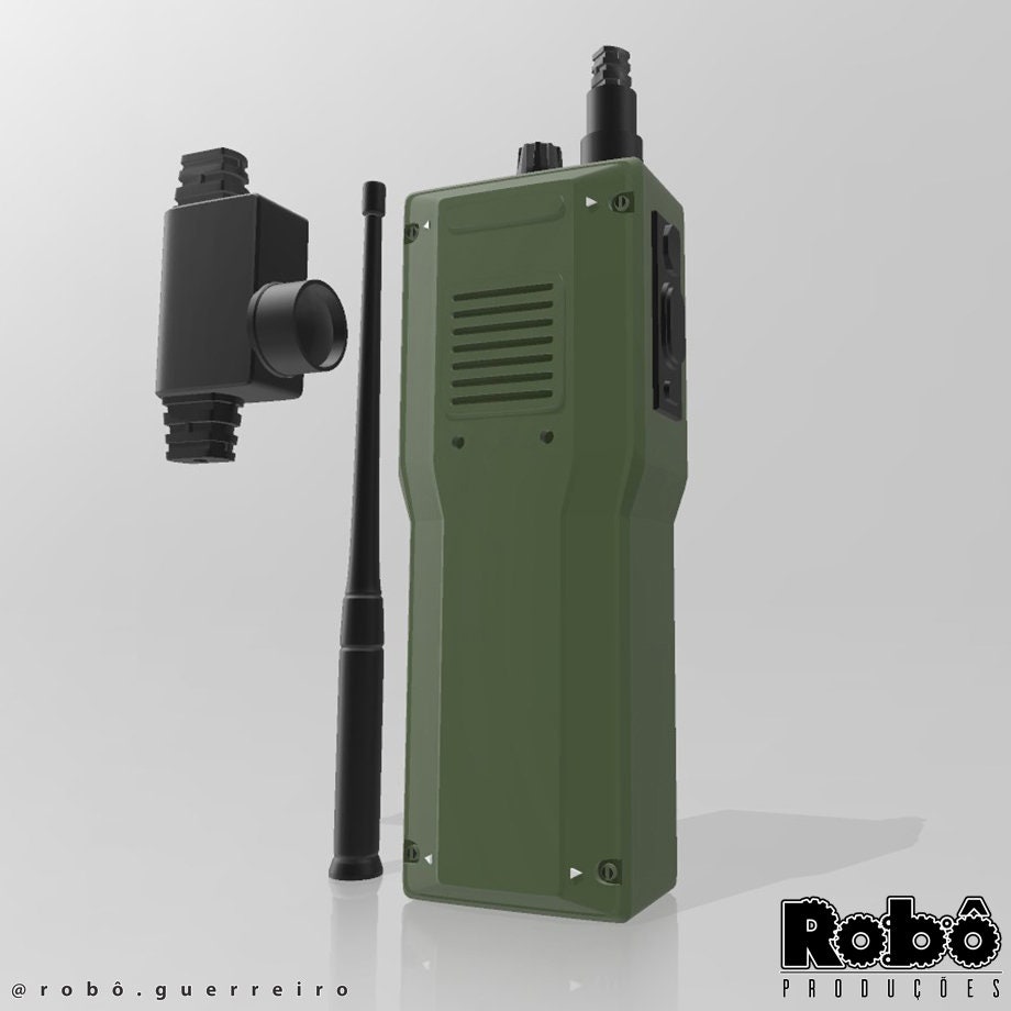 Ghost - Dummy Military Tatical Radio for Cosplay - STL Model 3D Print ...