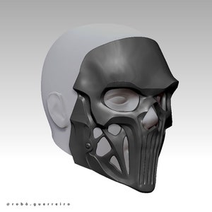 Ghost Possessed Mask - STL Model 3D Print File - Etsy