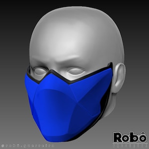 Mortal Kombat 1 - Ultimate MK3 Classic Ninja Mask Cosplay - 3D Model ...