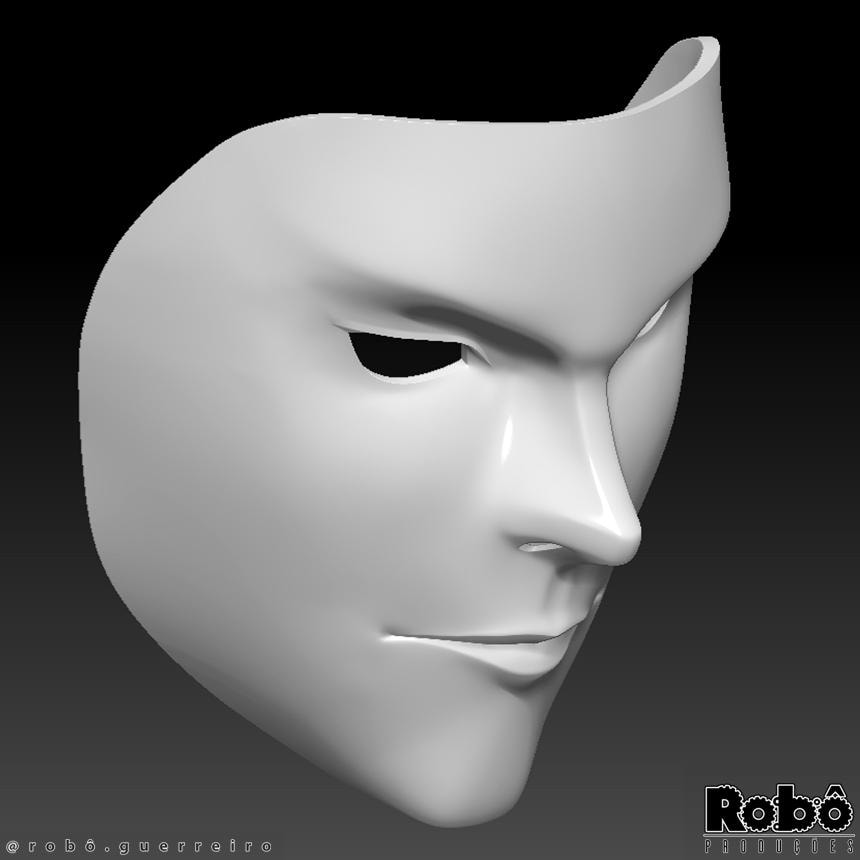 Satoshi Nakamoto Mask - Anonymous Crypto Investor - STL Model 3D Print ...