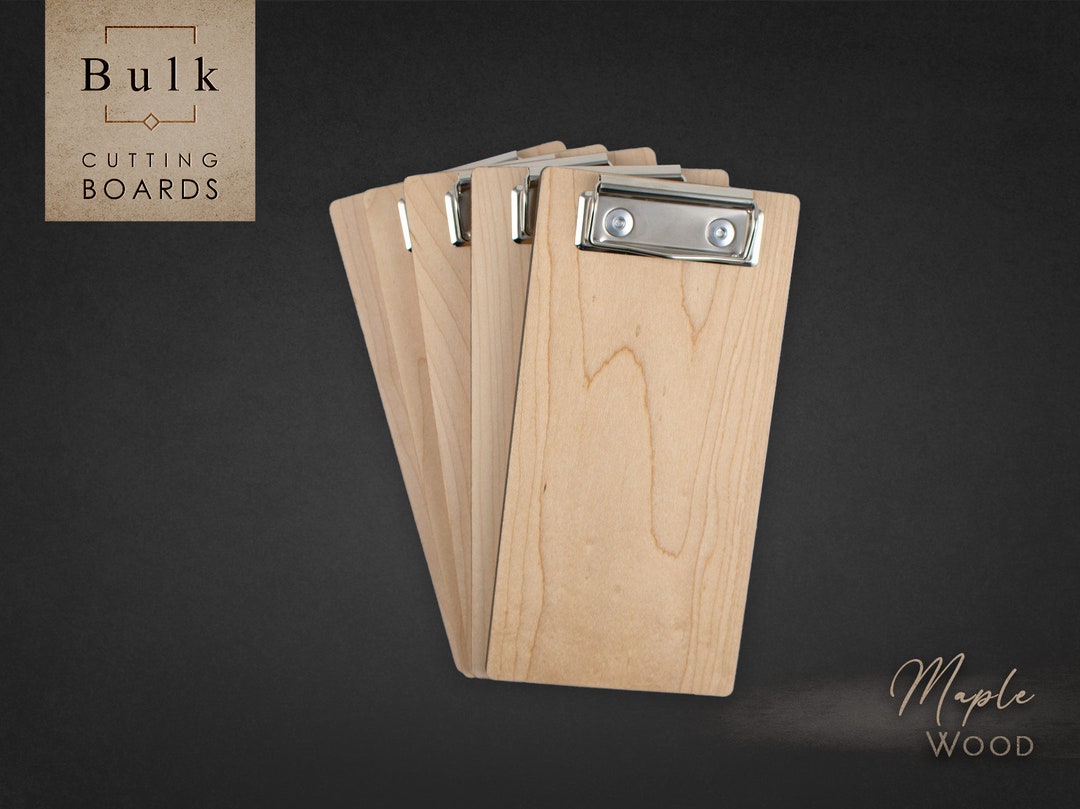 Maple Check Presenters With Nickel Clip: Restaurant Supplies - Etsy