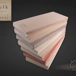 Pack of Wood Craft Boards 1/8 Thick - 6.5x15x0.125" (walnut, Padouk ...