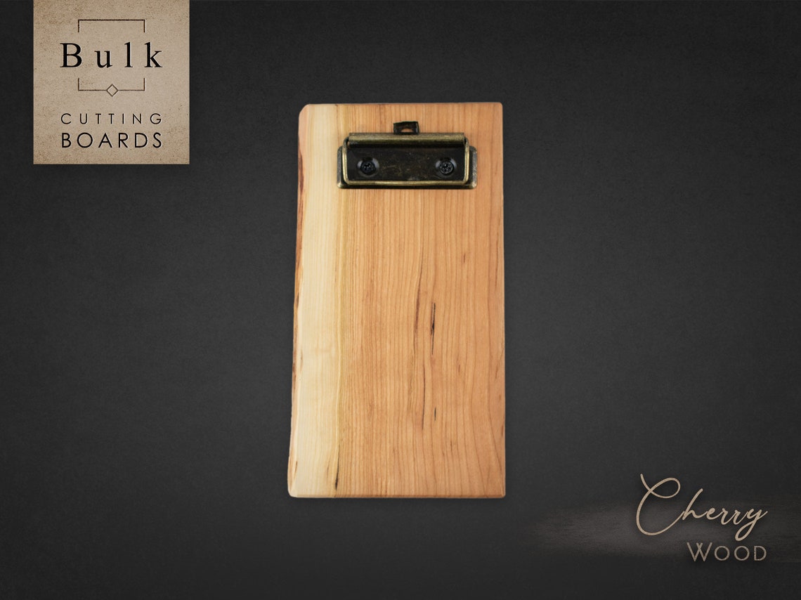 Pack of Wooden Check Presenters Cherry Wood Roughly - Etsy