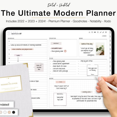 Digital Planner Goodnotes Planner Ipad Planner Notability - Etsy Australia
