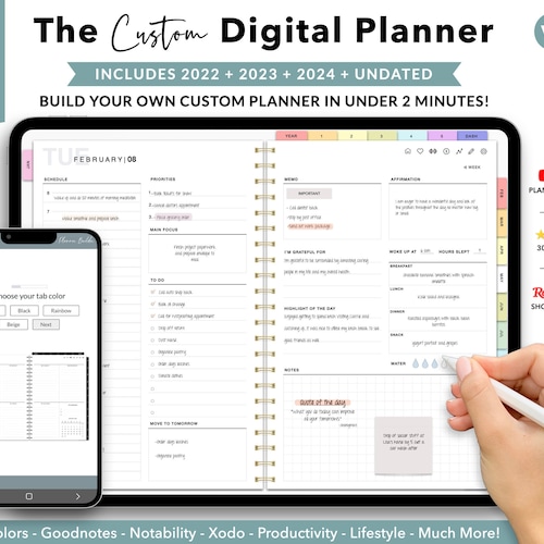 Digital Planner Goodnotes Planner Ipad Planner Notability - Etsy