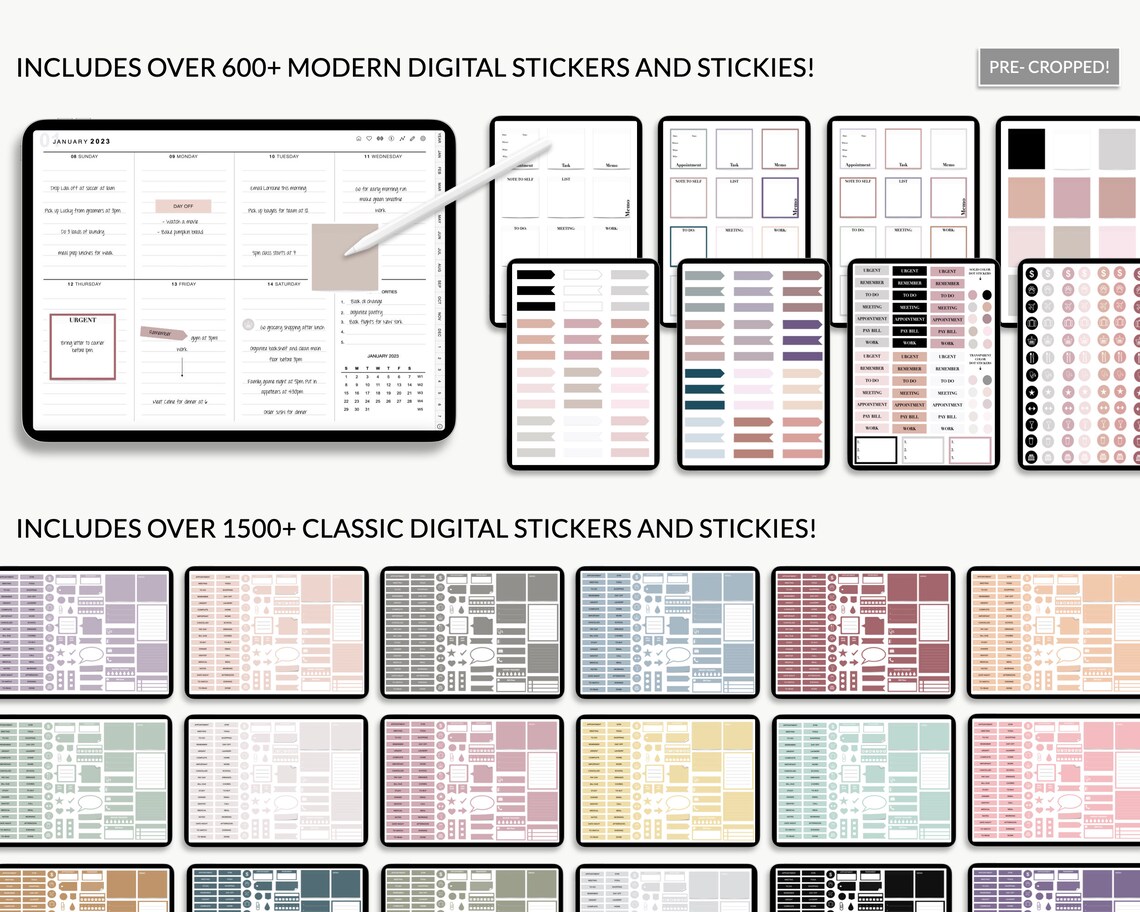 Digital planner Goodnotes planner iPad planner Notability - Etsy Nederland