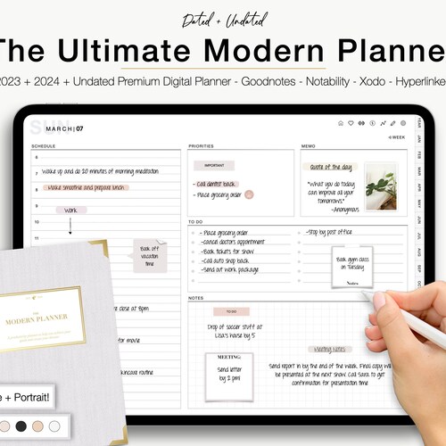 2023 Digital Weekly Planner 2023 Ipad Goodnotes Notability - Etsy