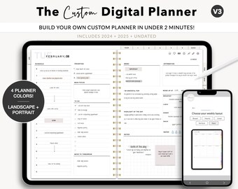 Digital Planner 2024 Undated, Goodnotes Planner, iPad Planner ...