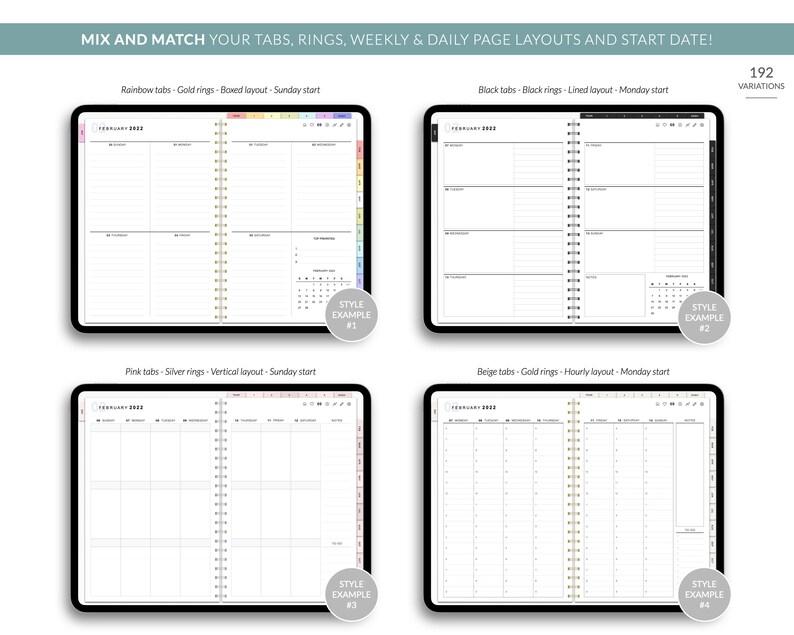 Digital Planner Goodnotes Planner iPad Planner Notability - Etsy España