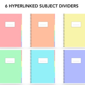 Digital Notebook | Student Notebook | 600+ Pages | Dividers for ...