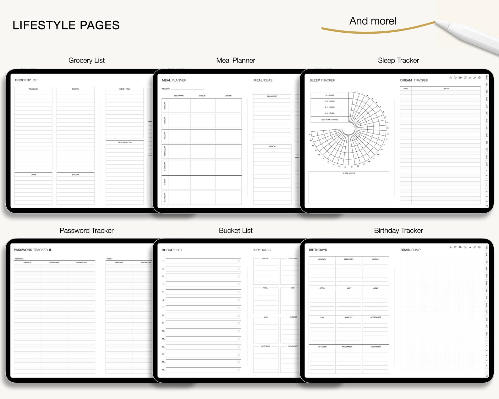 Digital Planner Goodnotes Planner Ipad Planner Notability - Etsy