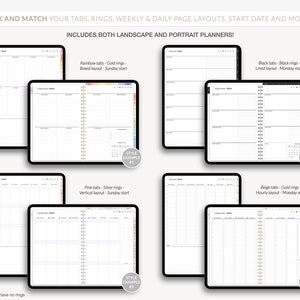 Digital Planner, Goodnotes Planner, iPad Planner, Notability Planner ...