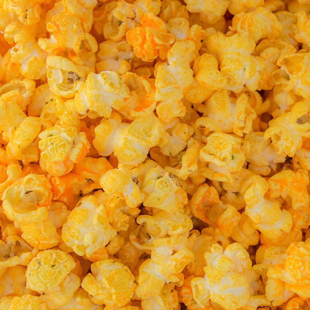Popcorn Spicy Nacho, Spicy Cheesy Nacho Flavored, Savory Cheese Popcorn ...