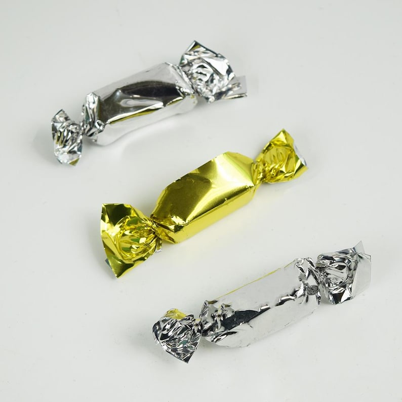 Coffee Candy Prims - Silver & Gold Wrapped Hard Candy - Etsy
