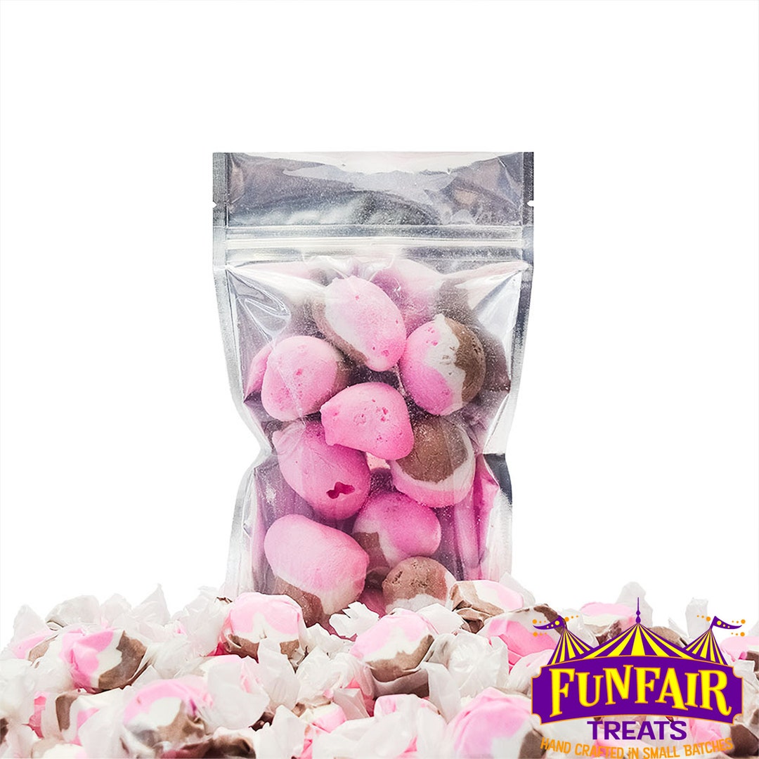 Freeze Dried Neapolitan Salt-water Taffy, About 15 Pieces per Bag ...