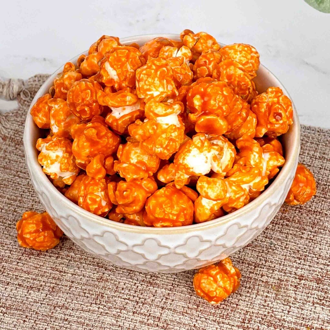 Popcorn Orange Flavored Free Shipping, Orange Color, Candied Orange ...