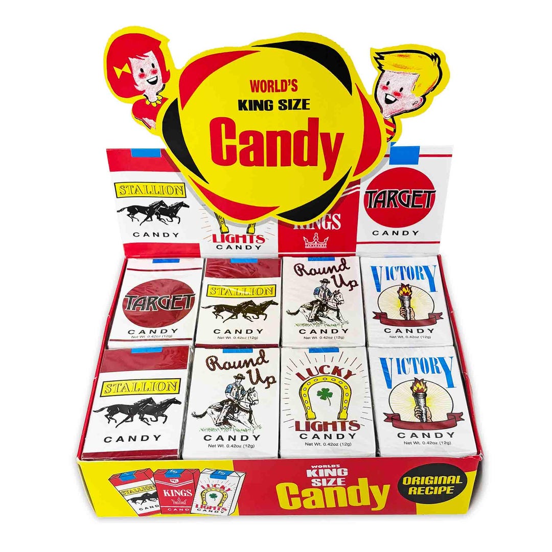 Candy Sticks 24 Packs, FREE SHIPPING, Childhood Nostalgic Candy ...