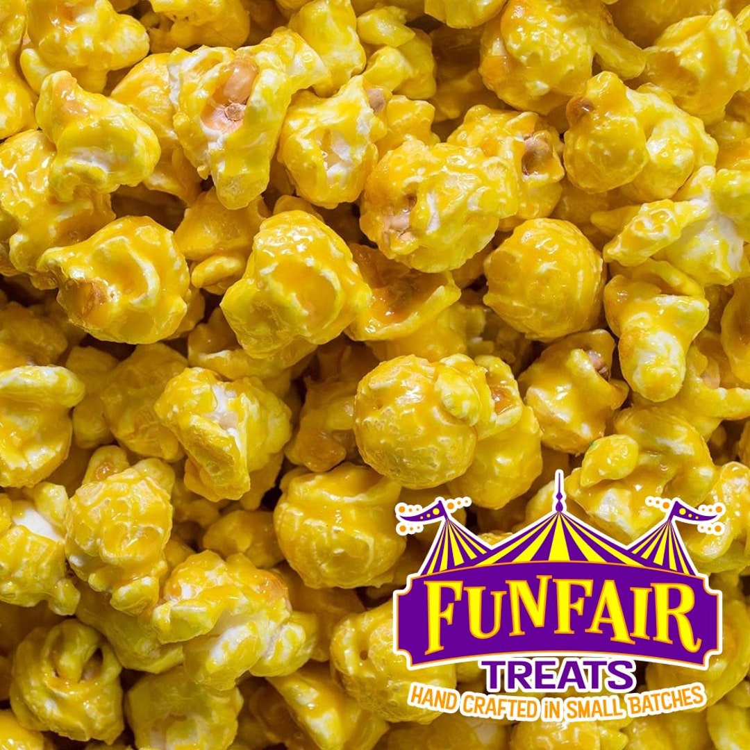 Popcorn Lemonade Flavored, Free Shipping, Candied Popcorn, Yellow ...