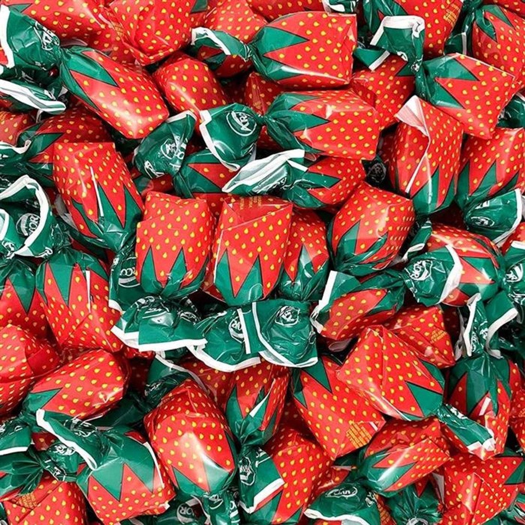 Arcor Strawberry Bon Bons Candy 1 Lb Bag, Strawberry Flavor ...